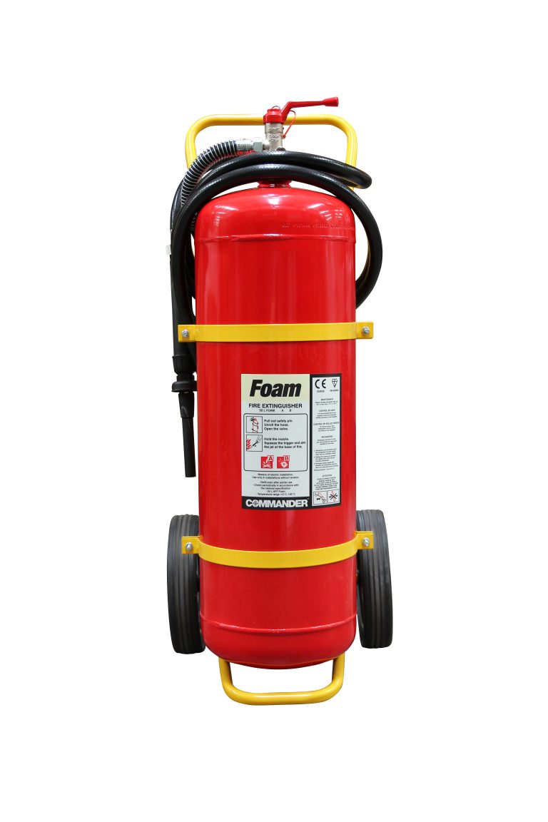 Commander 50ltr AFF Foam Wheeled Trolley Unit - Reliance Firetech