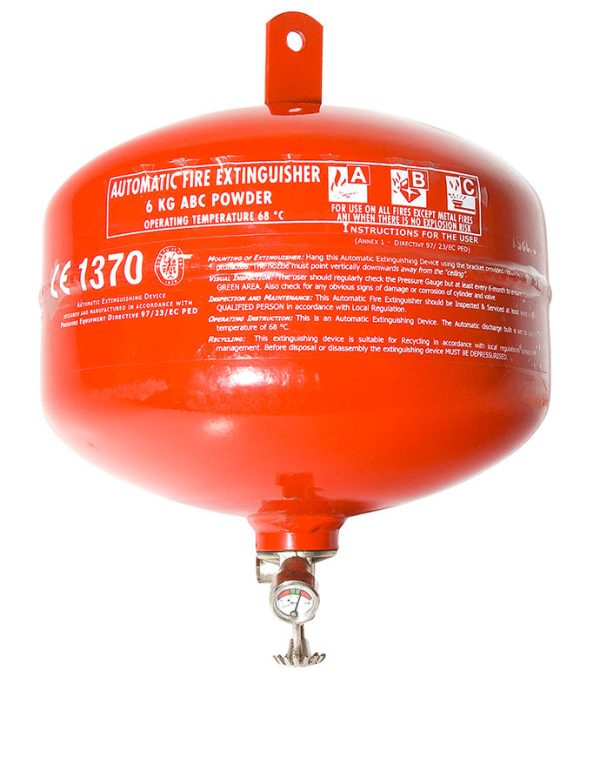 Automatic Dry Powder 6kg Extinguisher - Reliance Firetech