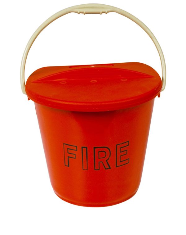 Fire Bucket and Lid – Plastic - Reliance Firetech